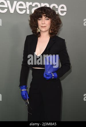 Jen Tullock walking on the red carpet at Apple Original Series ...