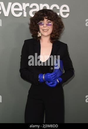Jen Tullock walking on the red carpet at Apple Original Series ...