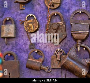 Collection of old padlocks from Russia Stock Photo - Alamy
