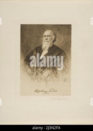 Portrait of Justice Stephen Field. Max Rosenthal; American, 1833-1918 ...