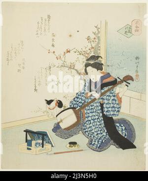 Animals playing instruments on flowers Stock Photo - Alamy