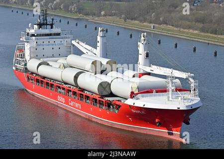 General Cargo Ship CHARLIE passing the Kiel Canal Stock Photo - Alamy