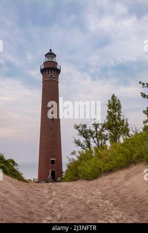 Little Sable Lighthouse Along Lake Michigan Stock Photo - Alamy