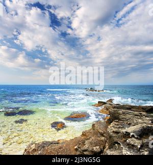 Beautiful seaside landscape Summer season Seaside pictures Stock Photo ...