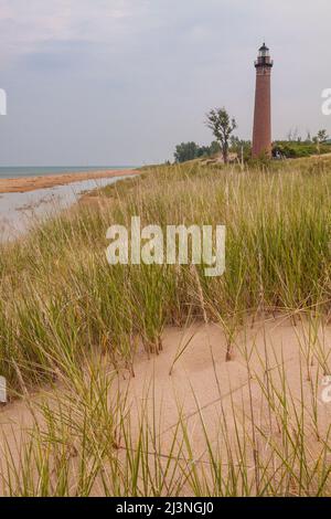 Little Sable Lighthouse Along Lake Michigan Stock Photo - Alamy