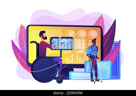 Assistive technology abstract concept vector illustration Stock Vector ...