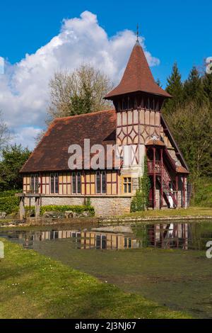 Rickford, Somerset, UK. 9th April 2022. UK Weather. The picturesque ...