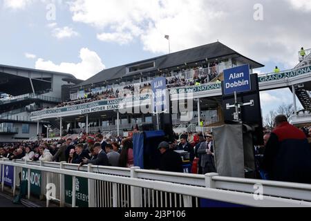Queen Mother Stand at Aintree Stock Photo - Alamy