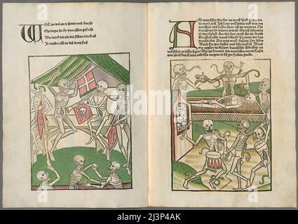 The Middle Rhenish Totentanz, Dance of Death, published by Heinrich ...
