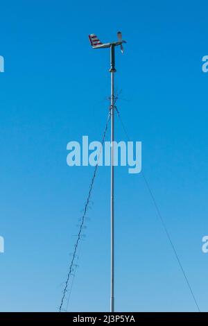 Aviation weather station and wind measurement Stock Photo - Alamy