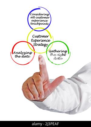 Components of Customer Experience Strategy Stock Photo - Alamy