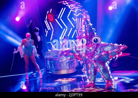Cologne, Germany. 09th Apr, 2022. The character "The Starfish" is on ...
