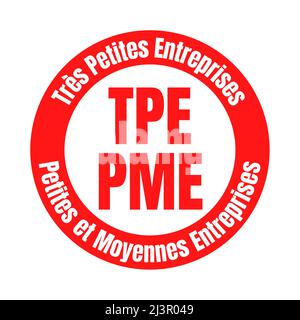 Symbol TPE PME very small companies small and medium-sized companies ...