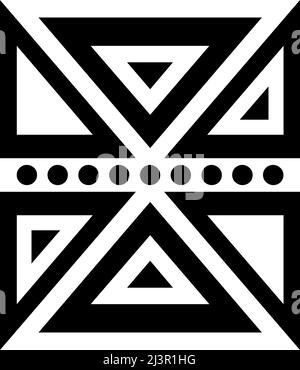 Zimbabwe pattern motif sign illustration Stock Photo - Alamy