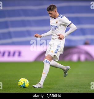 09 th april 2022; Stadium Santiago Bernabeu, Madrid, Spain; Men's La ...