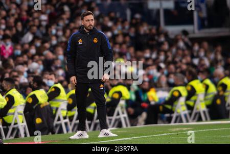 09 th april 2022; Stadium Santiago Bernabeu, Madrid, Spain; Men's La ...