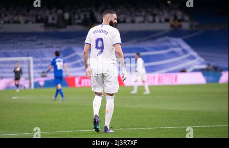 09 th april 2022; Stadium Santiago Bernabeu, Madrid, Spain; Men's La ...