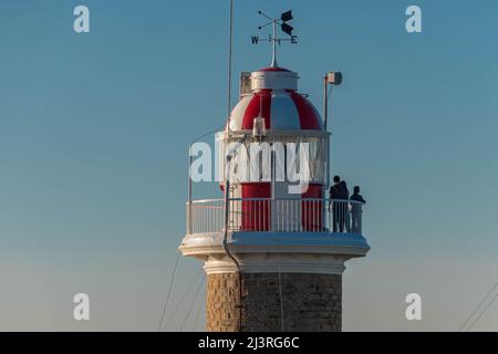 View of Punta Carretas lighthouse in Montevideo, Uruguay Stock Photo ...