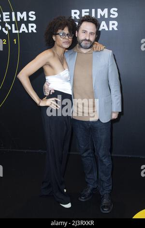 Justin Lerner attending a photocall during the 2nd Reims Polar Film ...
