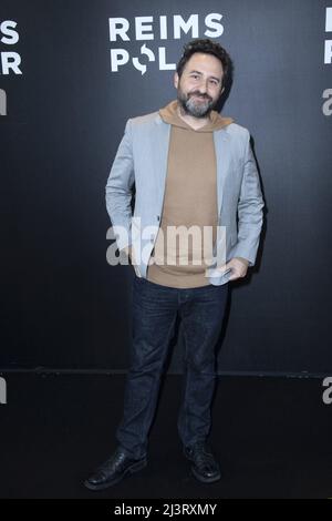 Justin Lerner attending a photocall during the 2nd Reims Polar Film ...