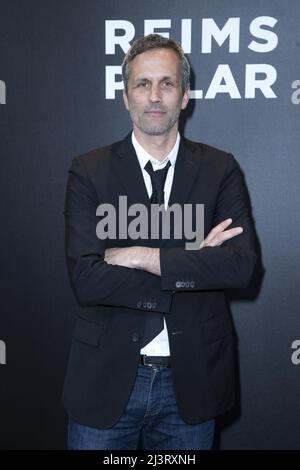 Mathieu Gerault attending a photocall during the 2nd Reims Polar Film ...