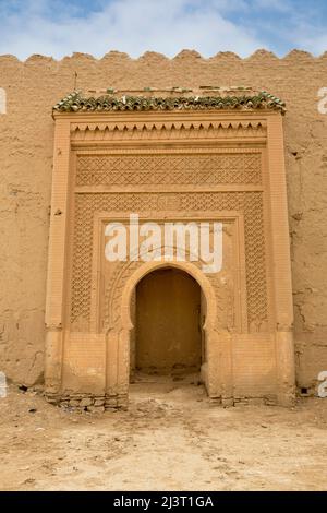 Rissani, Morocco. Entrance to Ksar Akbar, 19th. Century Home of the ...