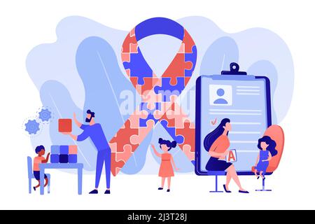 Autism spectrum disorder. Child development. Autism therapy, autism ...