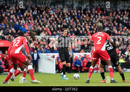 Jacob Greaves #4 of Hull City on the ball during the Sky Bet ...