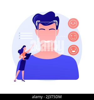 Emotion detection abstract concept vector illustration Stock Vector ...
