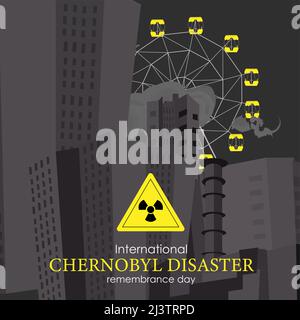 Chernobyl accident. Chernobyl Remembrance Day. The explosion of a ...