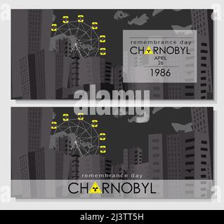 Chernobyl accident. Chernobyl Remembrance Day. The explosion of a ...