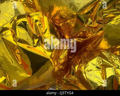 Background of golden color. Airballoon Stock Photo - Alamy
