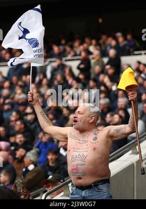 Tottenham Hotspur fan known as The Rabbi is seen - Tottenham Hotspur v ...