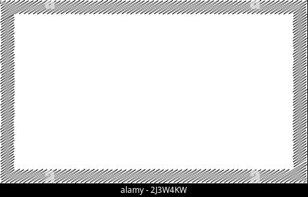 Scribble, sketch lines rectangle plane. Squiggly, zig-zag, criss-cross ...