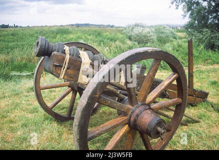 Replica ancient field gun Stock Photo - Alamy
