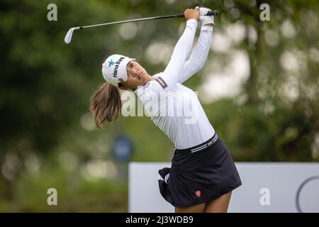 Pattaya Thailand - April 10: Jaravee Boonchant of Thailand during the ...