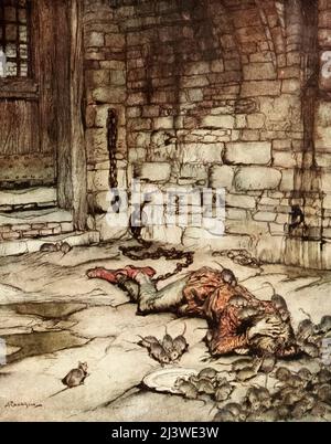 Rackham Arthur - Some British Ballads - Lord Randal Stock Photo - Alamy