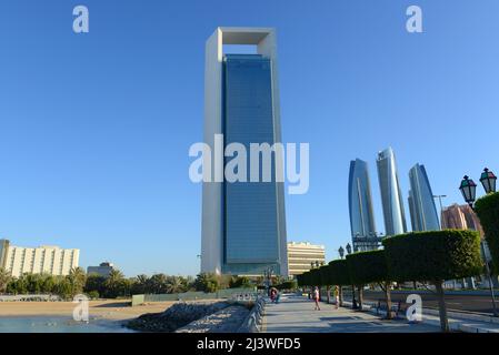 ADNOC H.Q. tower in Abu Dhabi, UAE Stock Photo - Alamy