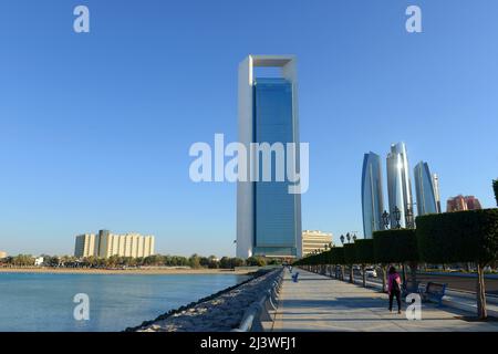 ADNOC H.Q. tower in Abu Dhabi, UAE Stock Photo - Alamy