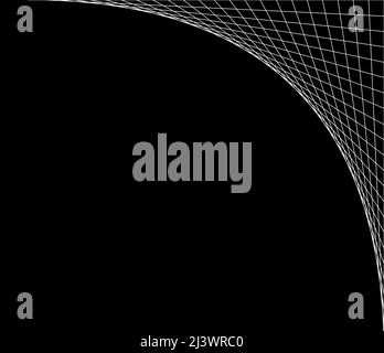 Netting, intersecting lines grid, mesh corners vector pattern, texture and background. Stock ...