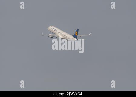 Zurich, Switzerland, March 2, 2022 Embraer 500 Phenom 100E aircraft ...