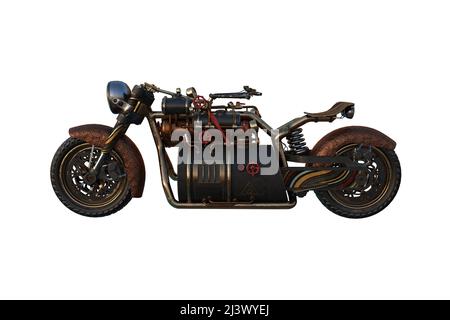Steam Powered Motorbike Stock Photo - Alamy