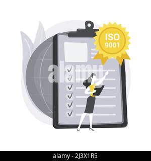 Standard for quality control abstract concept vector illustration Stock ...