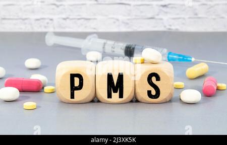 PMS Premenstrual Syndrome acronym on colorful sticky notes Stock Photo ...