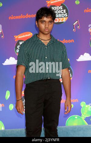 LOS ANGELES - APR 9: Arjun Athalye at the 2022 Kids Choice Awards at ...