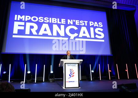Far-right La Reconquete party member Sarah Knafo visits the VivaTech ...