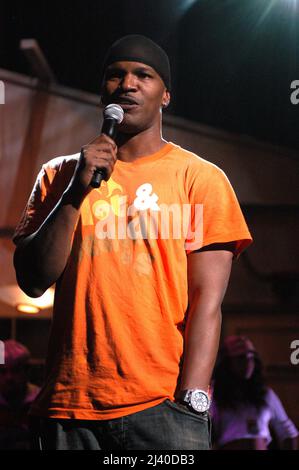 Jamie Foxx Taping His TV Special "Jamie Foxx: Unpredictable”, 2005 ...