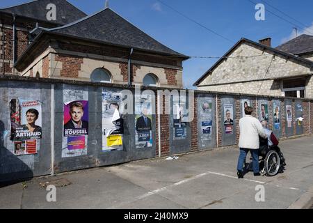 First round of the French presidential election on April 23rd 2017 ...