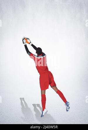 Goalkeeper Making a Save Stock Photo - Alamy