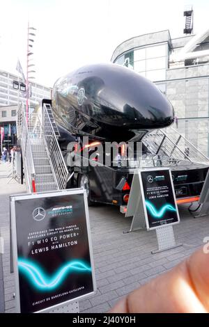 Mercedes Benz AMG Lewis Hamilton F1 stimulator Stock Photo - Alamy